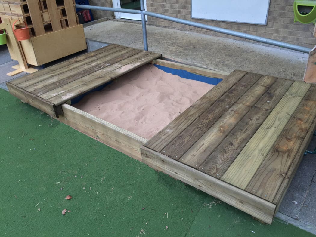Rectangular Sand Box - Playground Imagineering
